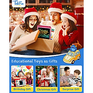 TEKFUN Kids Toys Gifts for 3+ Years Old Boys Girls Toddler, 8.5inch LCD Writing Tablet Erasable Drawing Tablet Writing Pads, Kids Travel Toys Boys Girls Birthday Gifts Age 3 4 5 6 7 (Green)