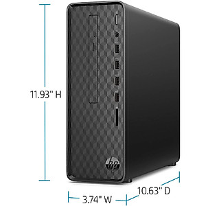 HP 2022 Newest Slim Desktop, Intel Core i5-12400T, 32GB RAM, 512GB SSD, 1TB HDD, Intel UHD Graphics, Wi-Fi 5, Bluetooth 5, Windows 11 Home, Bundle with Cefesfy Accessory, NO DVD