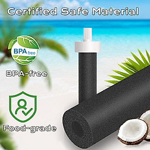 Water Bottle Filter, Replacement for Brita Water Filter Compatible with Brita BB06 Hard Sided, Stainless Steel and Sport Bottle Filter, 10 Packs