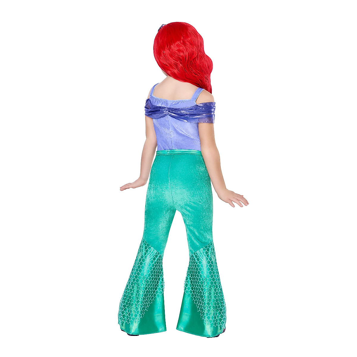 Spirit Halloween Disney Princess Toddler Ariel Jumpsuit Costume | Officially Licensed | The Little Mermaid | Group Costumes - 3-4T