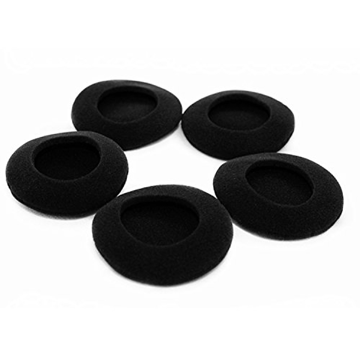 YunYiYi 10 Pairs Black Replacement Earpads Foam Ear Pads Pillow Ear Cushions Covers Cups Repair Parts Compatible with Sony MDR-023 Walkman Headset Headphones