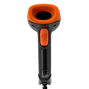 Barcode Scanner, 2D Qr Code Scanner Barcode Scanner with USB Interface for Supermarket Cashier Mobile Payment Warehouse Inventory (USB Connect)