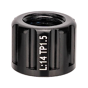 Colaxi Aluminum Alloy MTB Bike Thru Axle Nuts Bolt Skewer Road Mountain Bicycle Hub Quick Release Shaft Lever Replacement Adapter Screw Nuts, M15 1.5