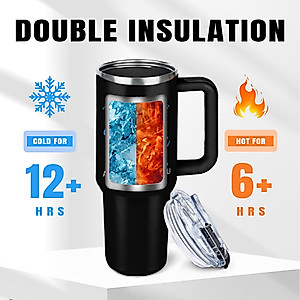 NIAXAUYT Gifts for Uncle, Uncle Tumbler 40oz With Handle, Uncle Gifts From Niece Nephew, Funny Uncle Gifts for Father's Day Birthday Christmas, Best Uncle Gifts for New Uncle Funcle Coffee Mug