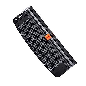 WORKLION Small Paper Trimmer, Portable Paper Cutter for Label, Origami, Card, Photo, Coupon, Scrapbook, Cardstock, Laminated Paper, and Craft Project