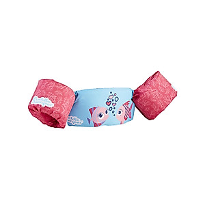 Stearns Original Puddle Jumper Kids Life Jacket | Life Vest for Children, Coral Fish, 30-50 Pounds