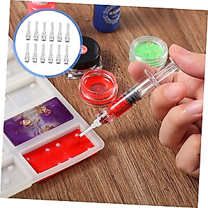 12pcs Stainless Steel Needle Precision Tip Luer Lock Needle Dispensing Needle Dispenser Needle Stainless Steel Dispensing Precision Needle Luer Slips Needle