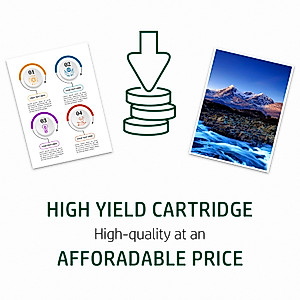 7Magic Remanufactured Ink Cartridge Replacement for HP 63 Ink 63XL Compatible for HP Envy 4520 4512 OfficeJet 3830 4650 4655 5255 5258 5200 3833 DeskJet 1112 2130 3630 3633 Printer (1 Black, 1 Color)