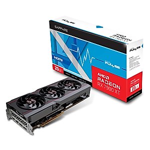 Sapphire 11323-02-20G PULSE AMD Radeon RX 7900 XT Gaming Graphics Card with 20GB GDDR6, AMD RDNA 3