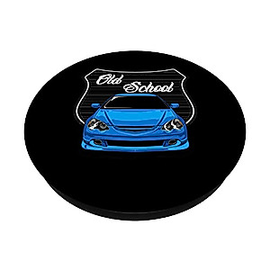 Vintage Hot Rod, Import Racer, Men's Old School Tuner Car PopSockets Swappable PopGrip
