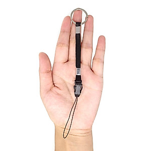 Honbay 10PCS Black Nylon Straps Lanyards with Detachable Buckle for Flashlight, Cell Phone, USB Flash Drive, MP3, MP4, and Other Small Electronic Devices