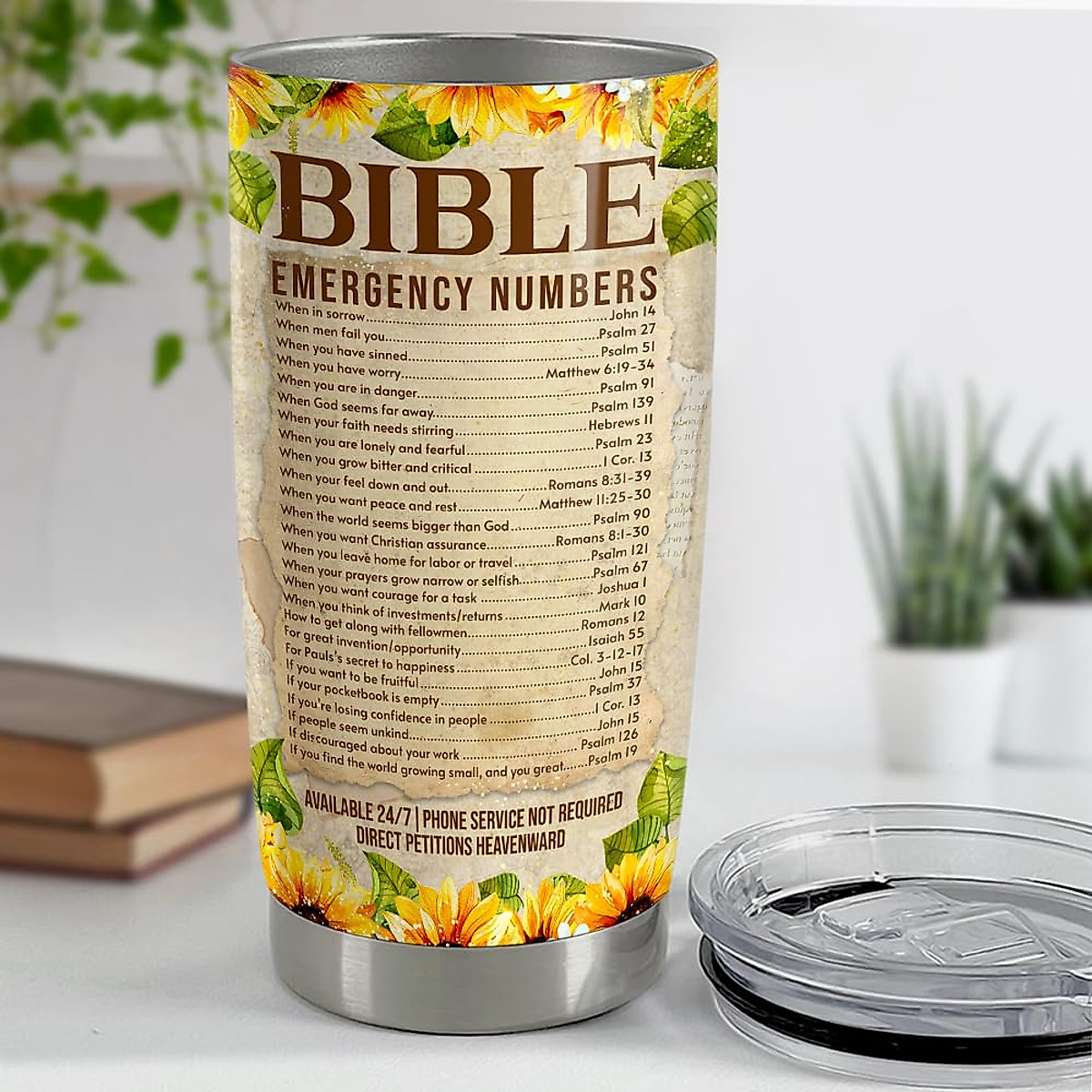 SANDJEST Christian Gift for Women Bible Tumbler 20oz Stainless Steel Insulated Tumblers Coffee Travel Mug Cup for Black Woman Religious Gifts for Birthday Christmas