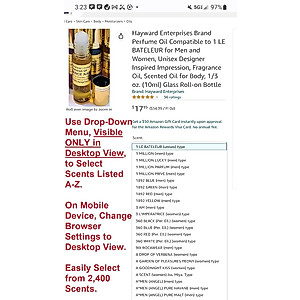 Hayward Enterprises Brand Cologne Oil Compatible to SPICEBOMB EXTREME for Men, Fragrance Rendition, Eau de Parfum, 1/3 oz. (10ml) Glass Roll on