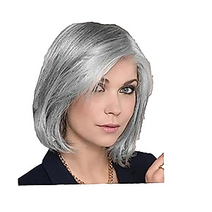 YHMWAX Fashion Silver Gray Hair Wax Pomade - Colorful Disposable Natural Hair Styling Gel for Party, Cosplay, Masquerade