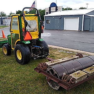 Titan Attachments Light Duty 3 Point 2" Trailer Receiver Adapter Hitch Fits Category 1 Tractors, Quick Hitch Compatible, 2000 LB Towing Capacity, 2"x2" Steel Drawbar