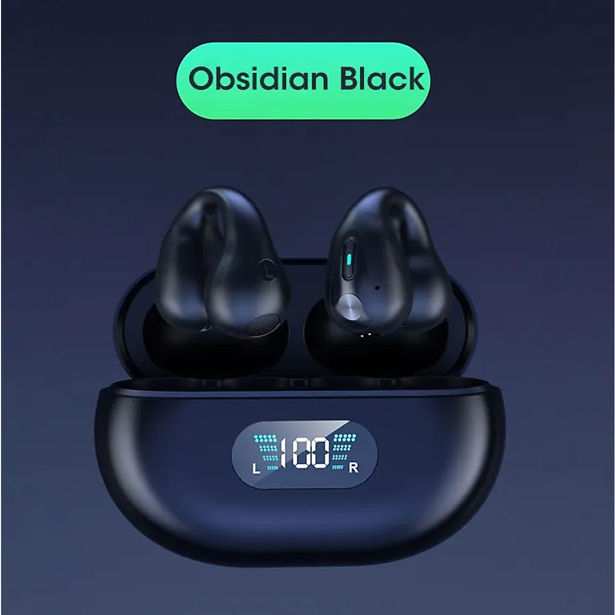 Livem Wireless Earbuds Bluetooth 5.3 Headphones 60H Playtime with Charging case IPX7 Waterproof 2023 LED Digital Display Wireless Earphone with Mic Ear Buds for Sport Cycling Workout Running