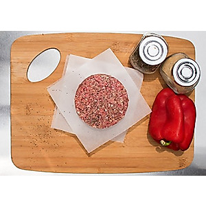 Hamburger Patty Paper Sheets, Wax Paper Squares 250 pcs 6" x 6" Non-Stick