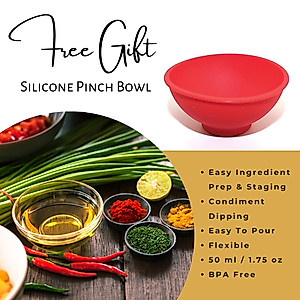 Gravity Electric Pepper Grinder or Salt Mill | White LED Light | Easy One-Handed Automatic Use | Battery Powered | Adjustable Coarseness | Brushed Stainless Steel | By Westoak