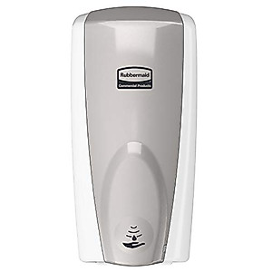 Rubbermaid Commercial Products AutoFoam Dispenser, Automatic Touch Free Wall Mounted Soap and Sanitizer Dispenser, Hand Sanitizer Dispenser, White/Gray Pearl
