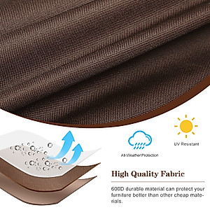 BRIVIC Air Conditioner Covers for Outside Unit Winter AC Covers for Outdoor Fits up to 36 x 36 x 39 inches