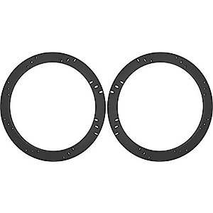 8" Subwoofer Speaker Spacers Depth Extender Extending Rings - 1/2" thick - ID: 7 1/8" OD: 8 7/8" - 1 Pair - SSK8K - Stackable - Perfect For Framing Fiberglass Enclosures