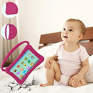 CUPEISI Kids Tablet 7 inch Tablet for Kids WiFi Kids Tablets 32G Android 11 Dual Camera Educational Games Parental Control, Toddler Tablet with Kids Software Pre-Installed Kid-Proof YouTube Netflix