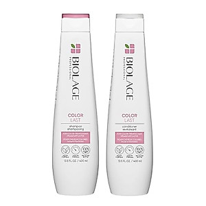 Biolage Color Last Shampoo & Conditioner Bundle | Helps Protect Hair & Maintain Vibrant Color | For Color-Treated Hair | Paraben & Silicone-Free | Vegan