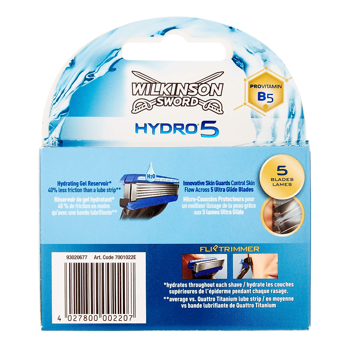 Wilkinson Sword Hydro 5 Men's Razor Blade Refills x 4