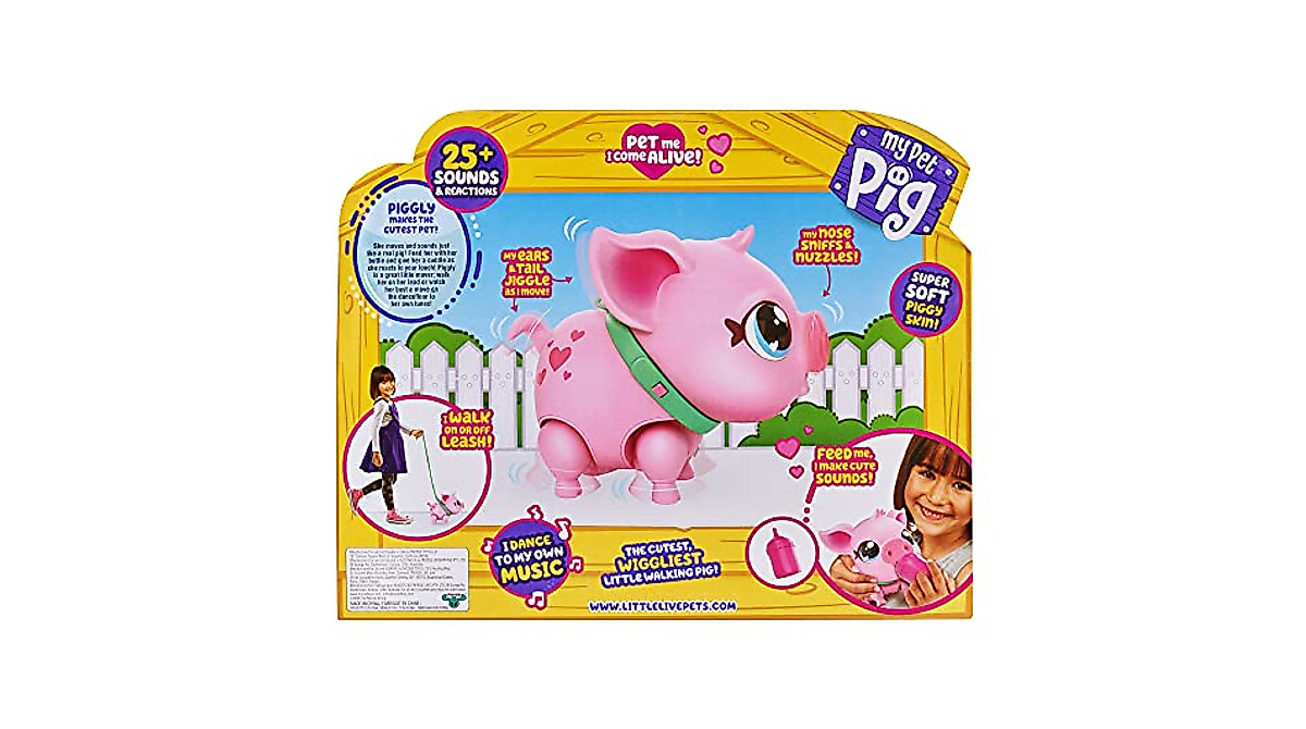 Little Live Pets Piggly - Interactive Toy Pig for Kids 4+ | Fun & Realistic