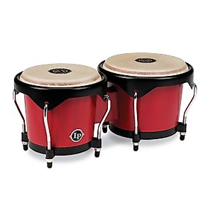 Latin Percussion LP601NY-RW LP City Wood Bongos - Red Wood