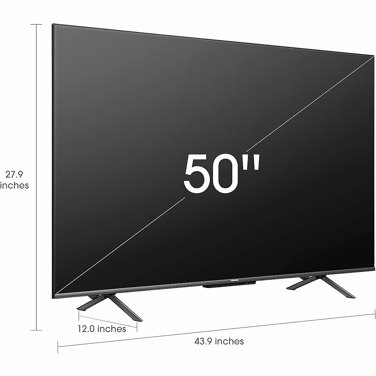 Hisense 50-inch ULED U6 Series Quantum Dot QLED 4K UHD Smart Fire TV (50U6HF, 2022 Model)