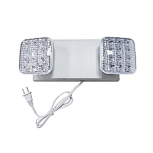 TANLUX LED Emergency Lights with Battery Backup, Commercial Emergency Light Fixtures for Business Home Power Failure Emergency Exit Sign Lighting with 1.0 Meter Plug in Cord AC120V UL Listed