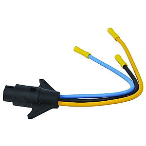 attwood 7622-7 3-Wire 12V/24V Trolling Motor Connector, 10 Gauge, Multiple, One size