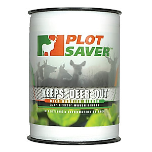 Messina Wildlife RBW-132 3/4-Inch by 1320-Foot Deer Repellent White Ribbon