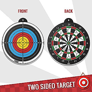 STREET WALK Kids Board Magnetic Dart Game - 12pcs Magnetic Dart - Excellent Indoor Game and Party Games - Safe Magnetic Dart Board , Boys Toys Gifts for 5 6 7 8 9 10 11 12 Year Old Kids and Adult
