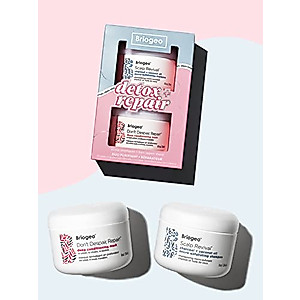 Briogeo Detox + Repair Value Set | Scalp Revival Scalp Scrub Shampoo and Don’t Despair, Repair! Hair Mask | Vegan, Phalate & Paraben-Free | 16 Ounce