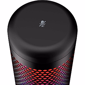 HyperX Newest QuadCast S - RGB USB Condenser Microphone for PC, PS4, Mac, Gaming, Streaming, Podcasts, Twitch, YouTube with GalliumPi Pop Filter