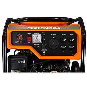 Mech Marvels MM4350C Portable Generator, Orange