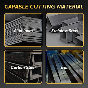 TOOLIOM 50A Non-Touch Pilot ARC Air Plasma Cutter Dual Voltage 110V/220V IGBT Inverter Metal Cutting Machine 1/2" Clean Cut