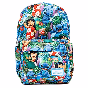 Wondapop Disney Lilo and Stitch 17" Full Size Nylon Backpack
