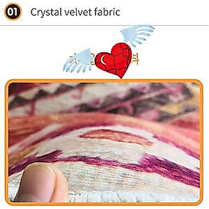 Magic Guitar Music Rug 4x6ft Rock Music Rug For Living Room Living Room Decoration Flannel Fluffy Bedroom Large Area Rug Indoor Retro Floor Rug Suitable for Living Room, Kitchen, Hallway, Etc.