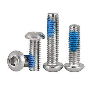 (10pcs) 304 Stainless Steel Round Head Hex Dispensing Anti-Shedding Bolts,for Electrical Accessories Or Industrial Etc.M6x20mm