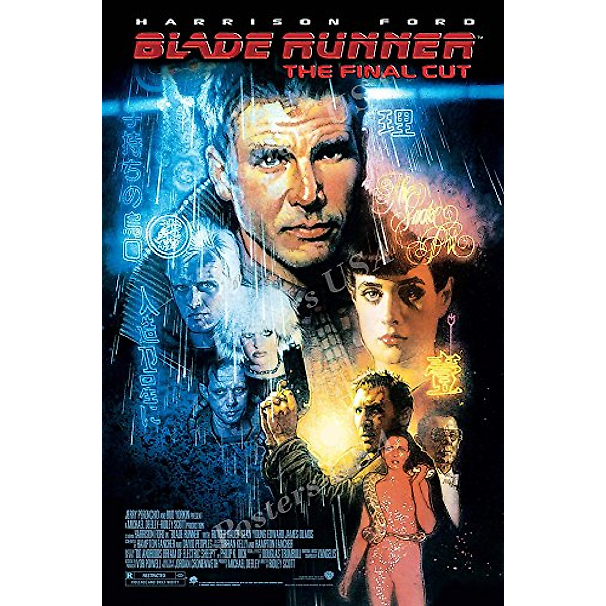 Posters USA Blade Runner Movie Poster GLOSSY FINISH - MOV045 (24" x 36" (61cm x 91.5cm))