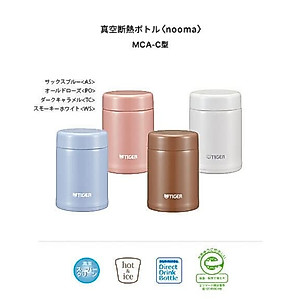 Tiger Water Bottle, 8.5 fl oz (250 ml), Lightweight, Screw Mug Bottle, Vacuum Insulated Bottle, Tumbler, Can Be Used For Mugs Hot or Cold Retention MCA-C025PO, Old Rose