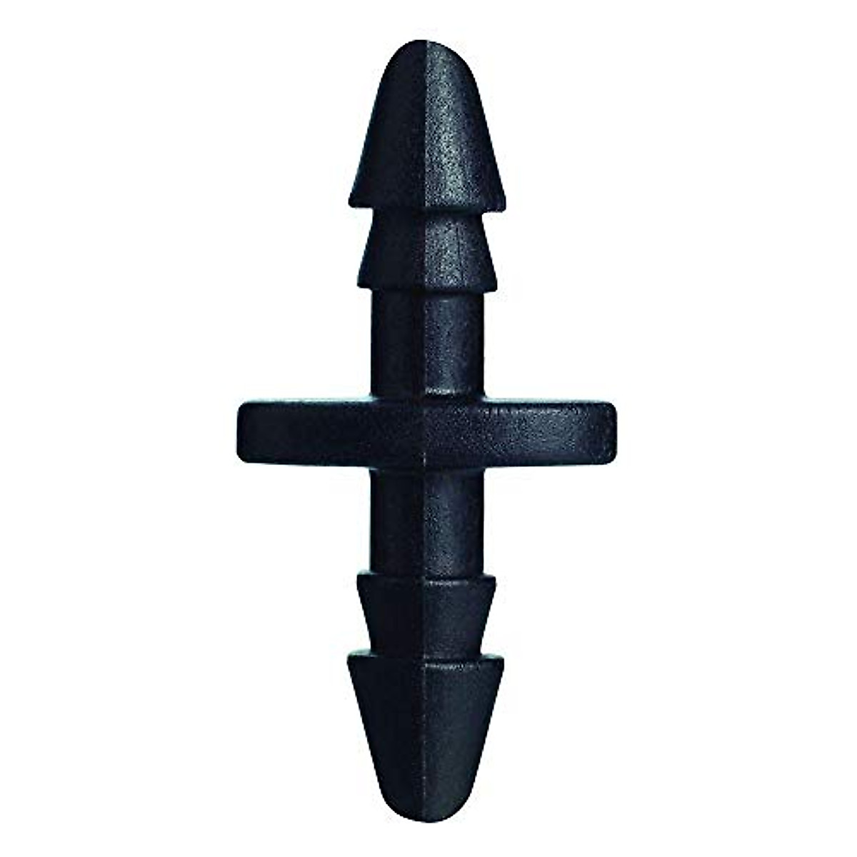 Orbit 67402 1/4" Barb Drip Irrigation, Drip Coupling, 25-Pack, Black