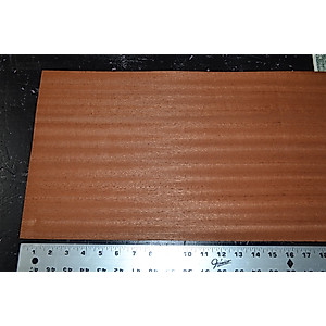 Sapele Raw Wood Veneer Sheet 11.5 x 46 inches 1/42nd