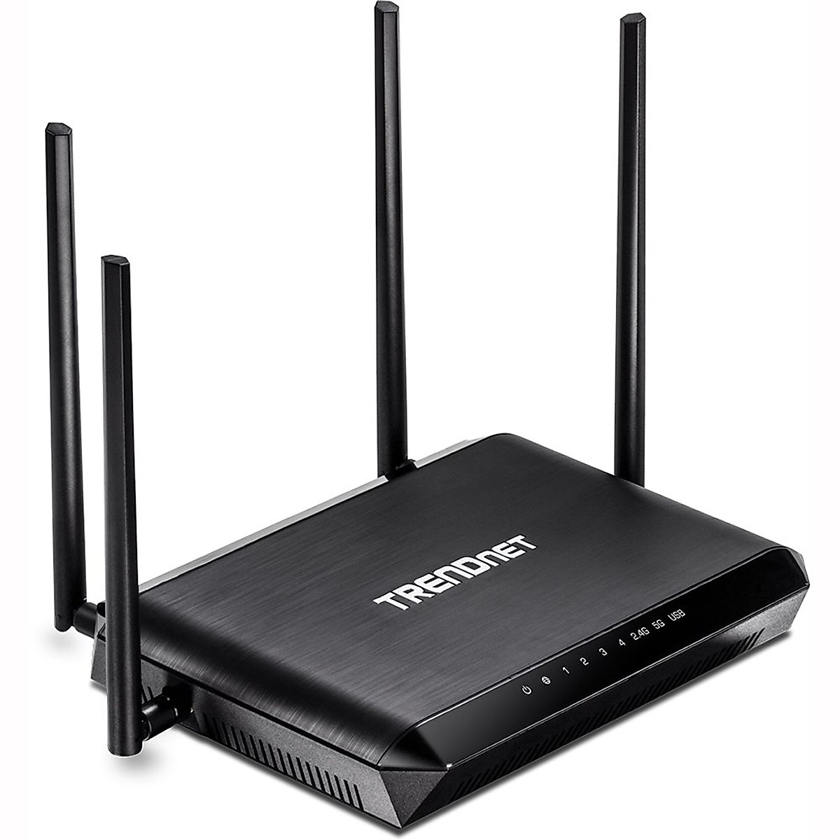 TRENDnet AC2600 MU-MIMO Wireless Gigabit Router, Increase WiFi Performance, WiFi Guest Network, Gaming-Internet-Home Router, Beamforming, 4K streaming, Quad Stream, Dual Band Router, Black, TEW-827DRU