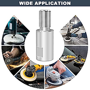 Uningmng Airway Buff Extender, Airway Buffing Wheel Extension Shaft  for Aluminum Wheel Polishing Kit, Angle Grinder Extension Connecting Rod, Rotary Polisher Accessory