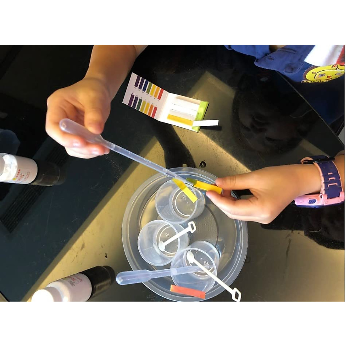 Othmro pH 1-14 Test Paper 80pcs Per Pack （20 Pack) Strip Shape lab use pH Test Liquid Soil Cosmetics