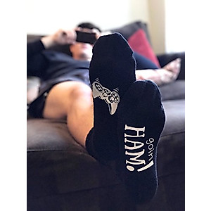 Video Gamer Funny Socks Gift for Men Husband Brother